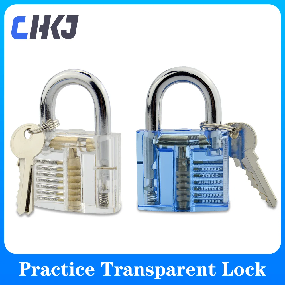 CHKJ-Transparent-Locks-Visible-Cutaway-Mini-Practice-View-Padlock-Hasps ...