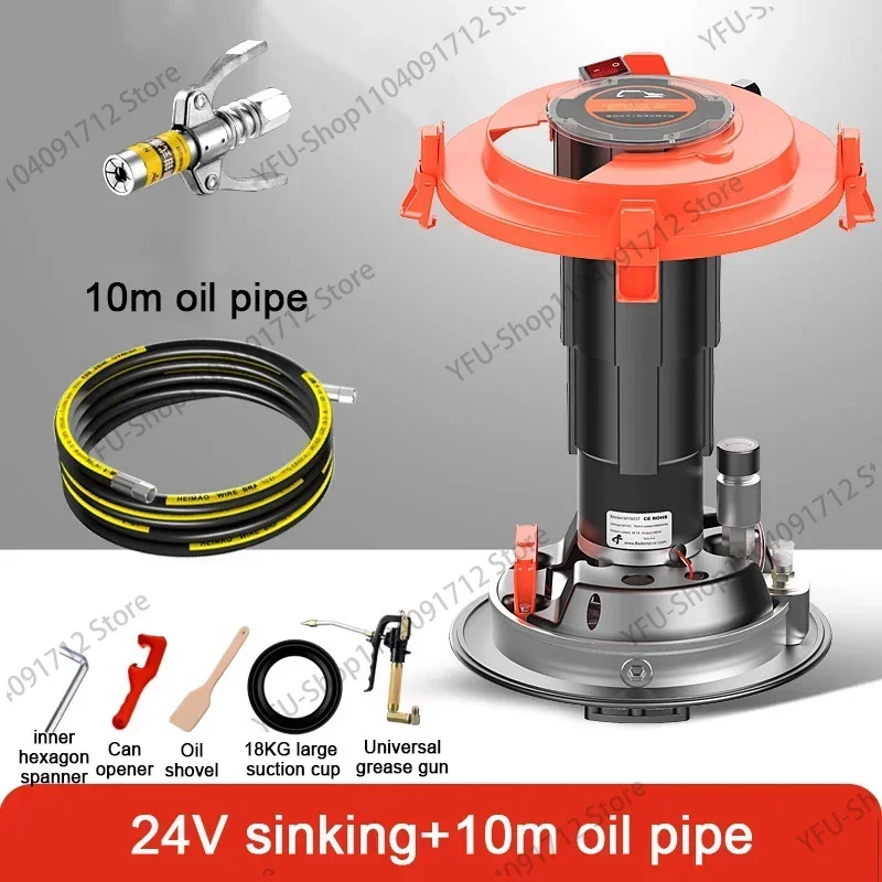 24V-880W-Electric-Grease-Machine-Automatic-Grease-Gun-High-Pressure ...