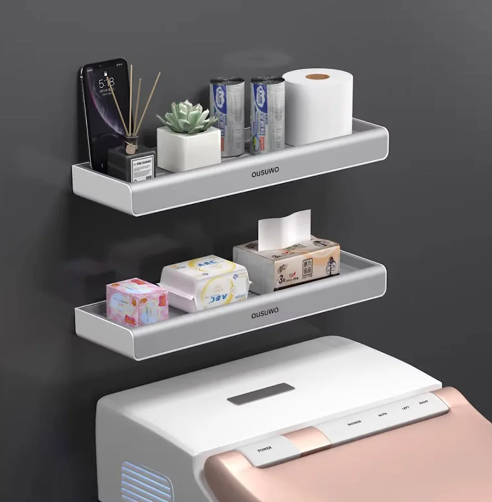 Toilet-storage-rack-above-toilet-bathroom-wall-mounted-multifunctional ...