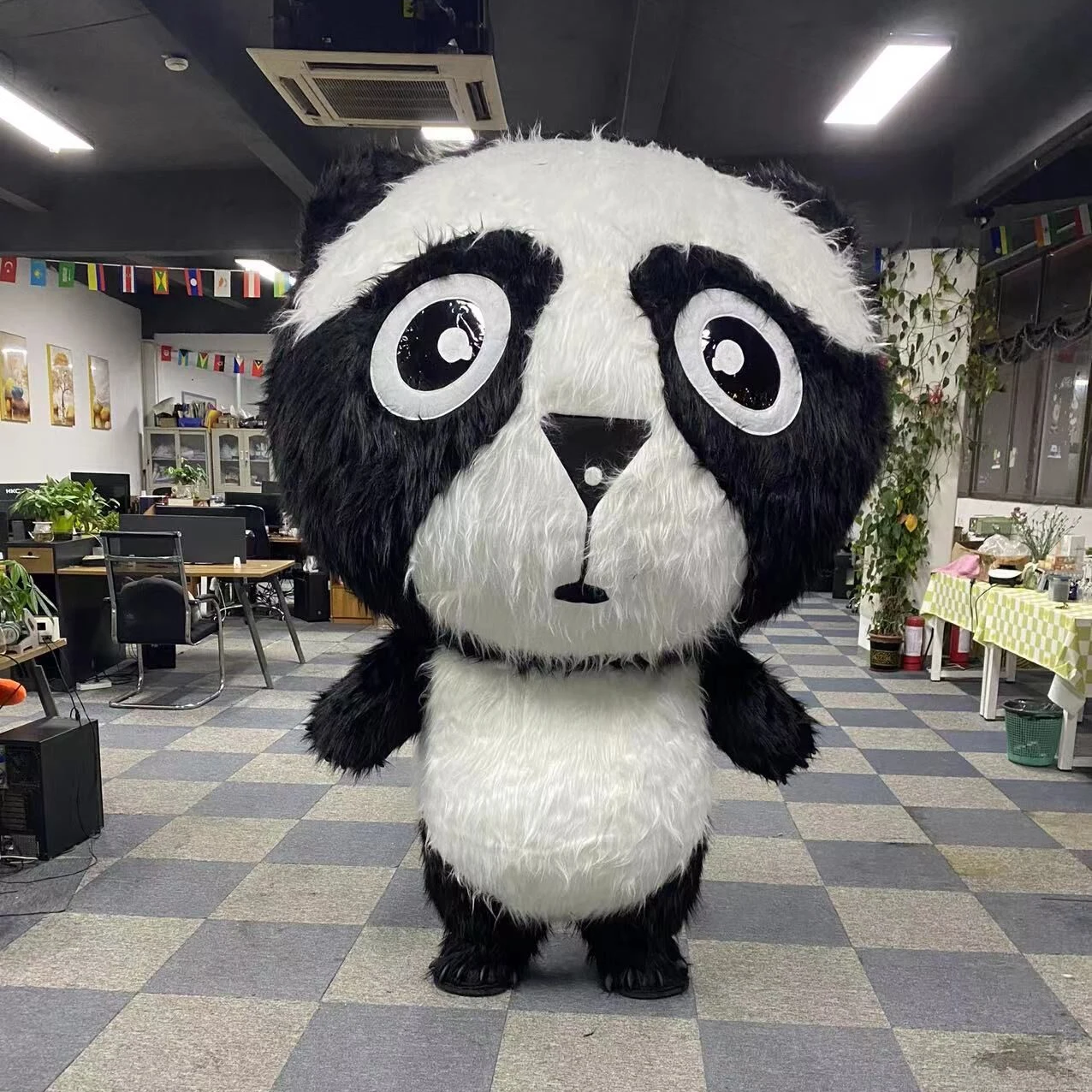 Panda Head Costume