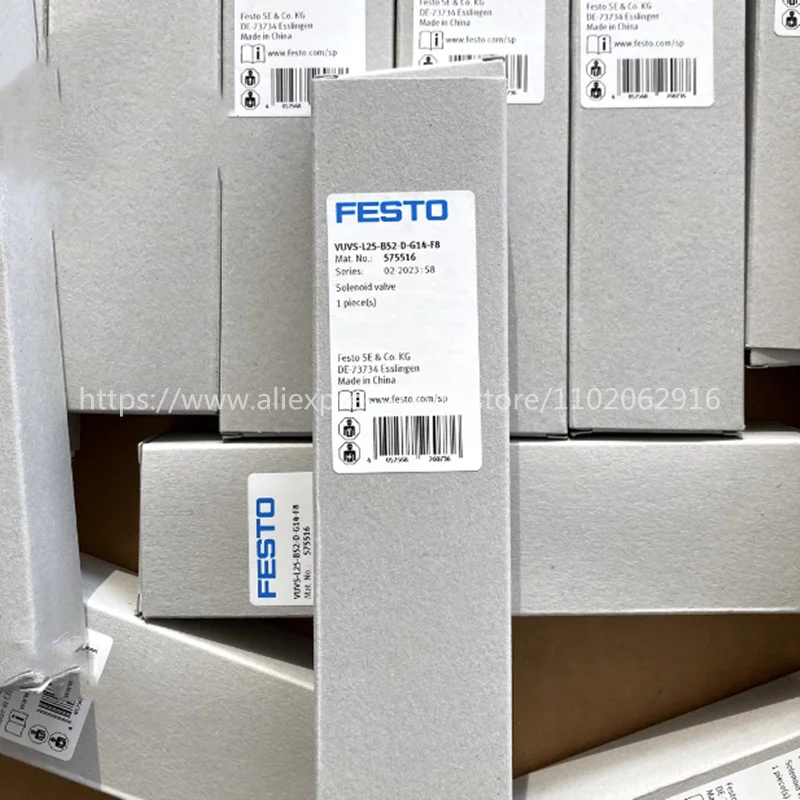 FESTO-solenoid-valve-VUVS-L25-B52-D-G14-F8-575516-VUVS-L25-B52-ZD-G14 ...