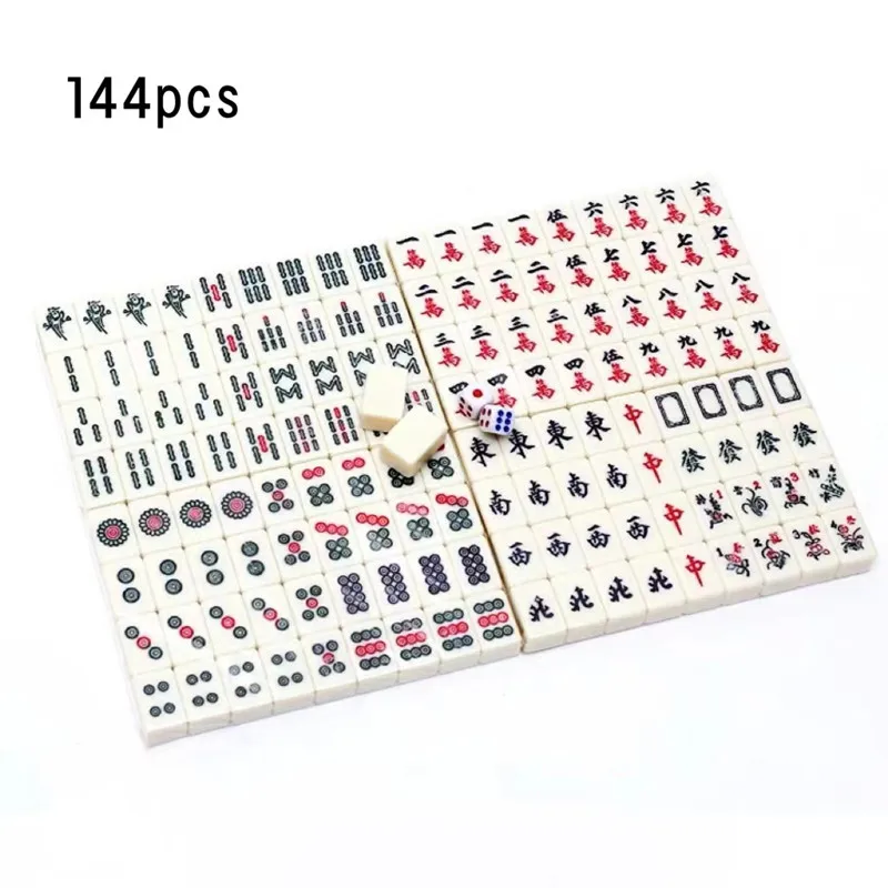 Mini-Mahjong-144pcs-set-Chinese-Traditional-Mahjong-Board-Game-Family ...