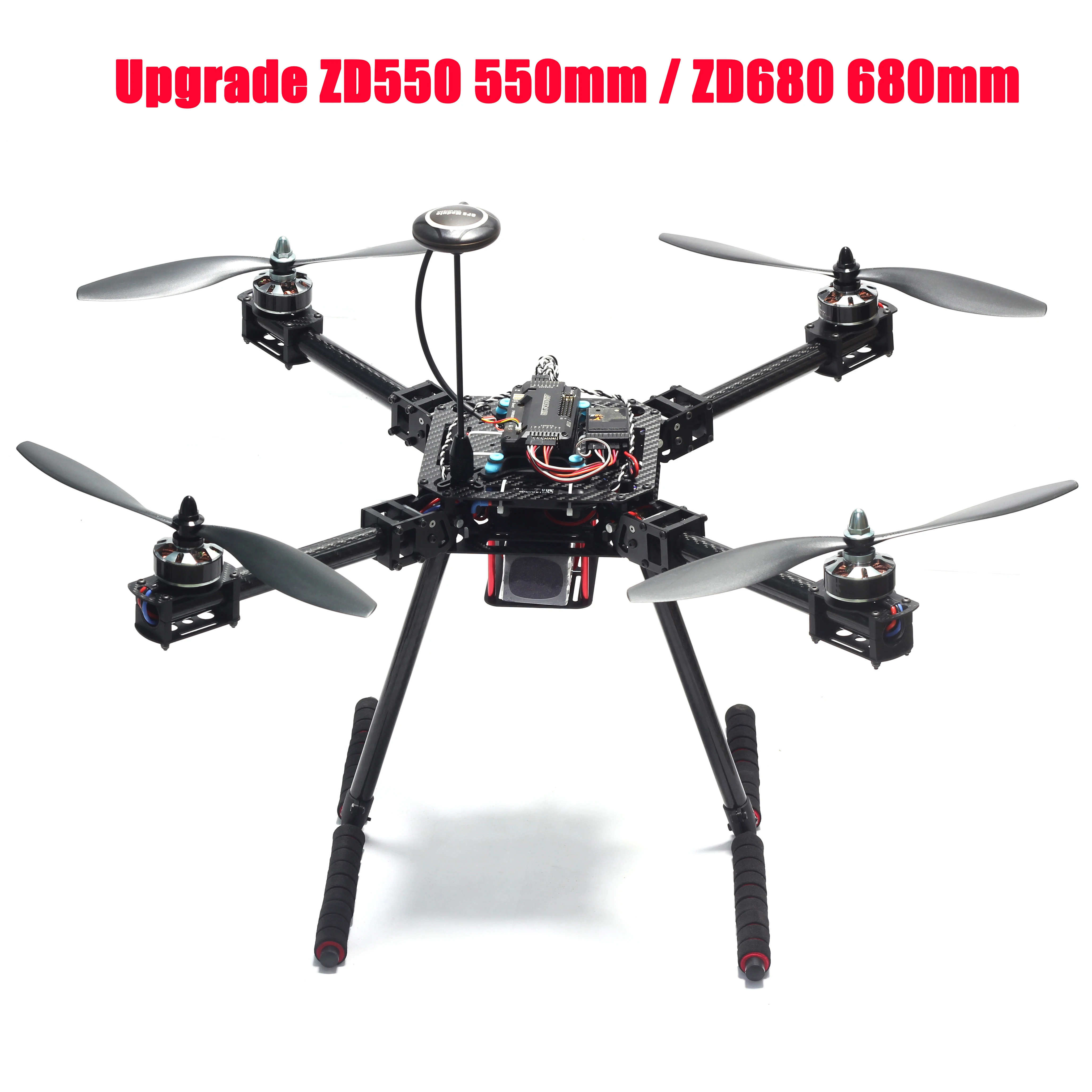 Upgrade ZD550 550mm / ZD680 680mm Carbon Fiber Quadcopter Frame for ...
