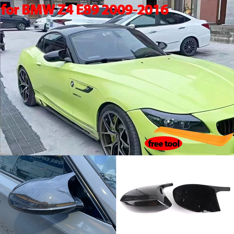 Carbon Fiber Rearview Side Mirror Covers Cap For Bmw Z 4 Z4 E89 Sdrive18i Sdrive20i Sdrive23i ...
