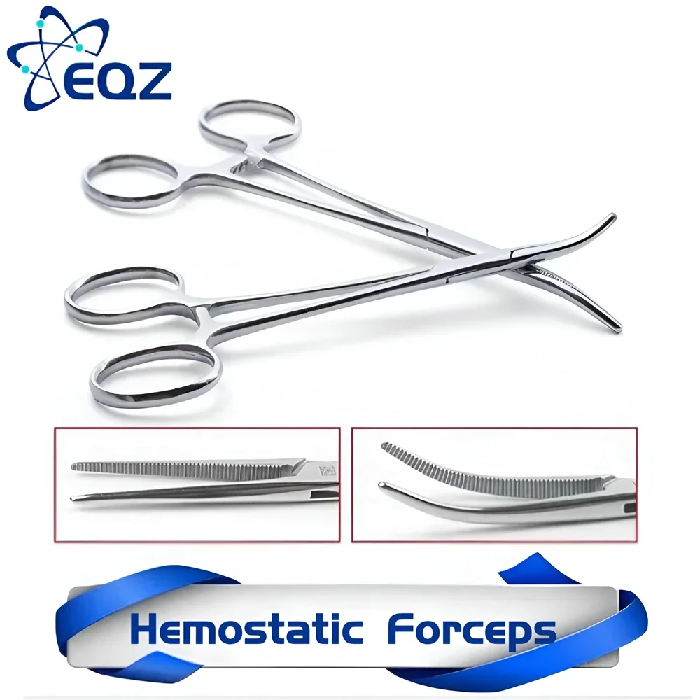 Stainless-Steel-Hemostatic-Forceps-Vascular-Forceps-Surgical-Clips ...