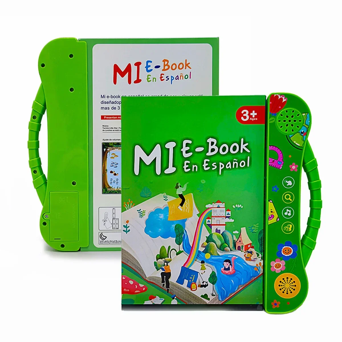 Spanish English E-books Children's Early Education Puzzle Toys Spanish ...