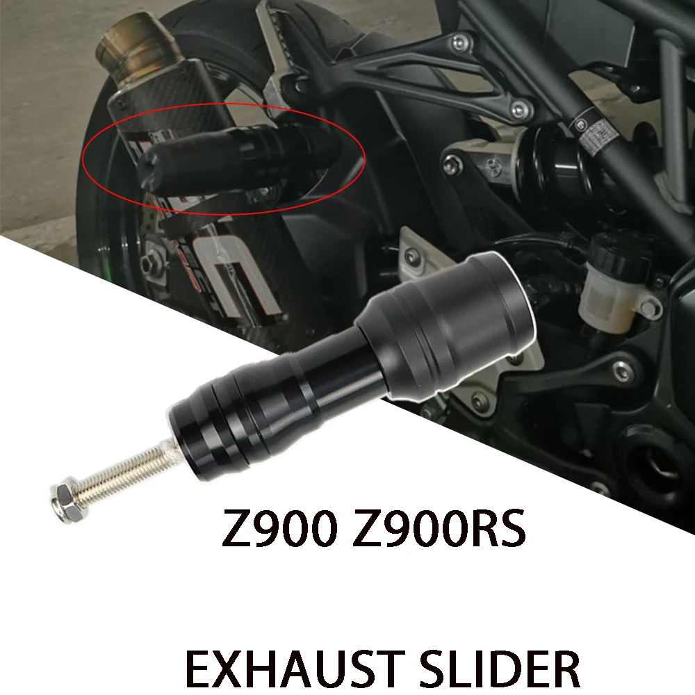 Acidente de escape slider crash protector proteção gota para kawasaki ...