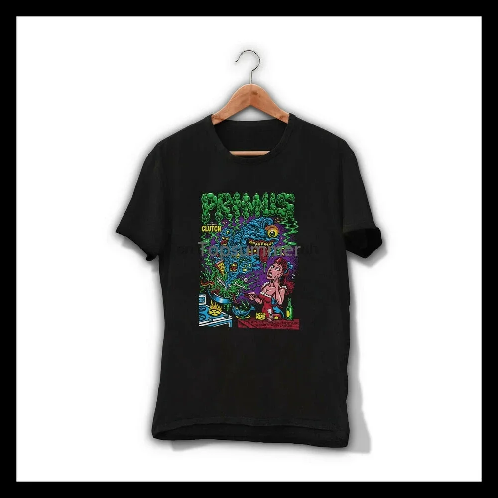 Primus-Men-Back-T-Shirt-Funk-Band-Tee-Shirt-Les-Claypools-Frog-Brigade ...