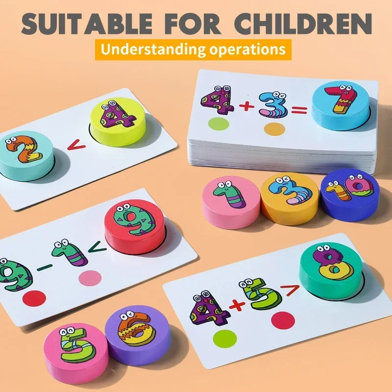 Kids learning 1-10 Numbers Counting Toy, Digital operation card ...