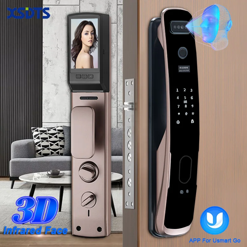 Usmart-Go-3D-Face-Smart-Door-Lock-Security-Face-Camera-Monitor ...