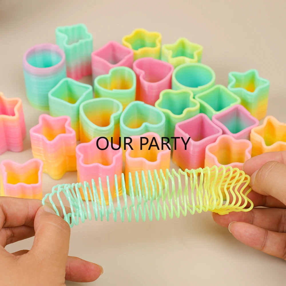 10Pcs-Mini-Neon-Rainbow-Magic-Spring-Toys-for-Kids-Birthday-Party ...