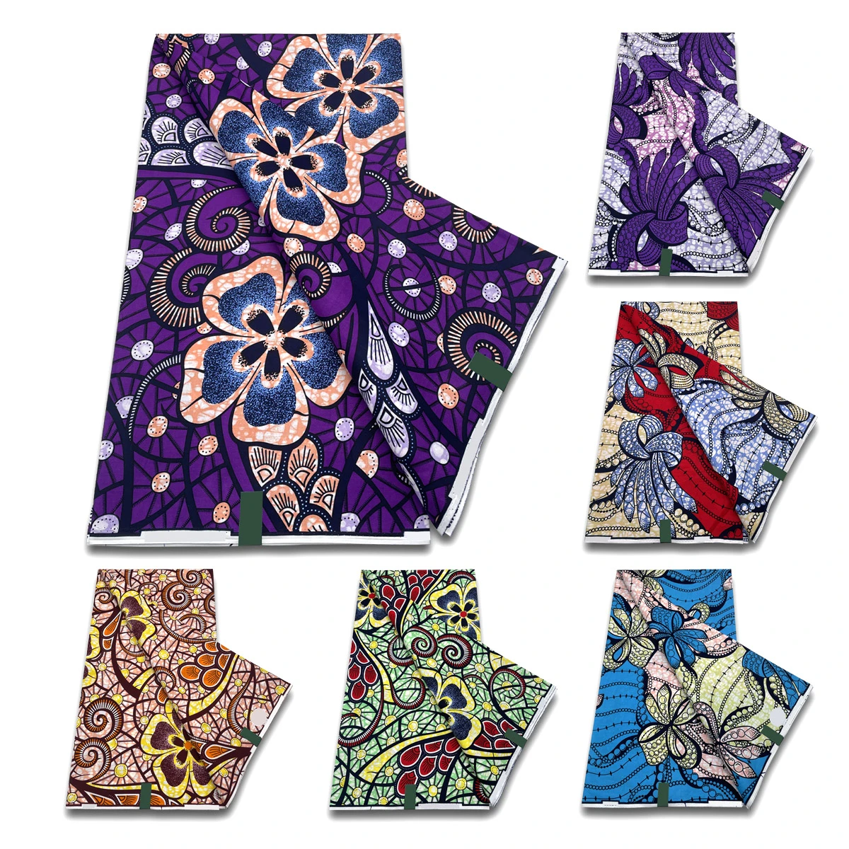 Guaranteed Veritable Original African Real Wax Prints Fabric Nigerian ...