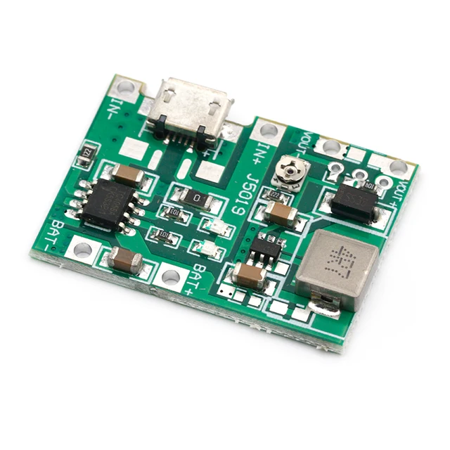 3.7V 4.2V Lithium Li-ion 18650 Battery Charger Board DC-DC Step Up ...
