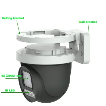 4K 8MP 30fps 15X ZOOM POE human auto tracking RTMP PTZ IP Camera RTMP ...