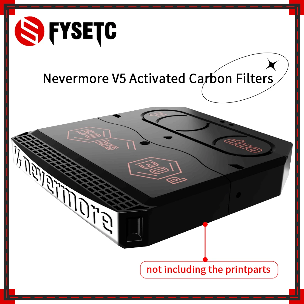 FYSETC Voron Nevermore V5 Activated Carbon Filters For Voron V0/V0.1/V2 ...