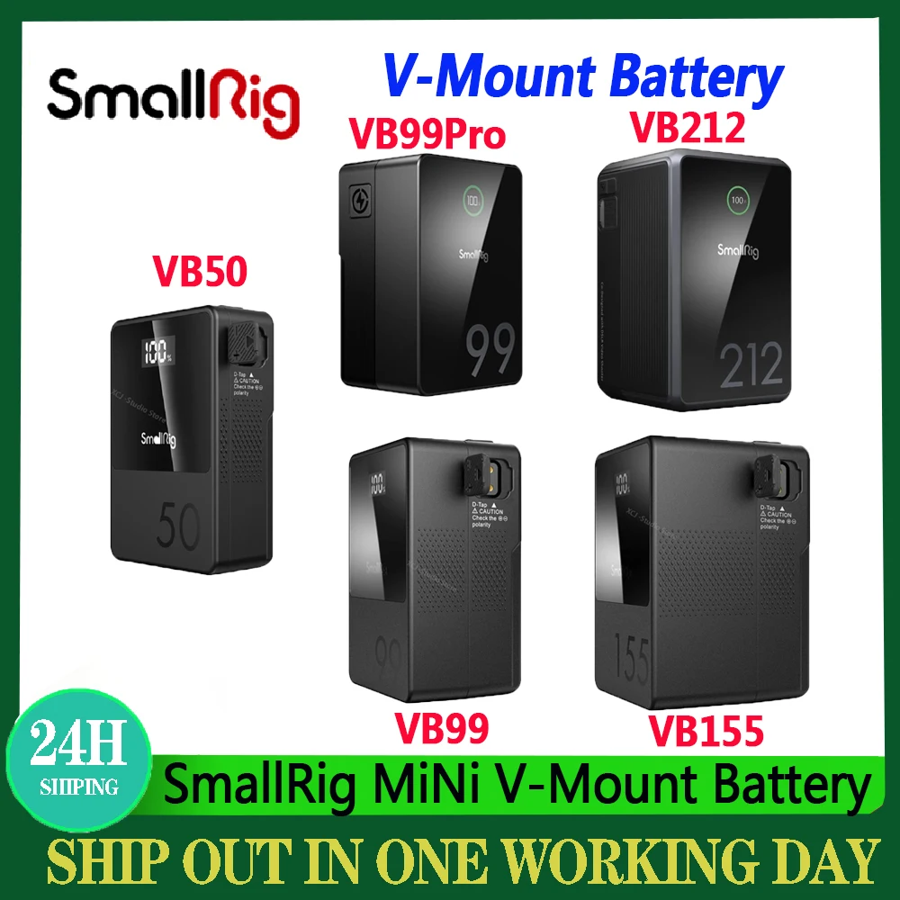 SmallRig-VB50-VB99-VB155-VB99Pro-VB212-Mini-V-Mount-Battery-Type-C-D ...