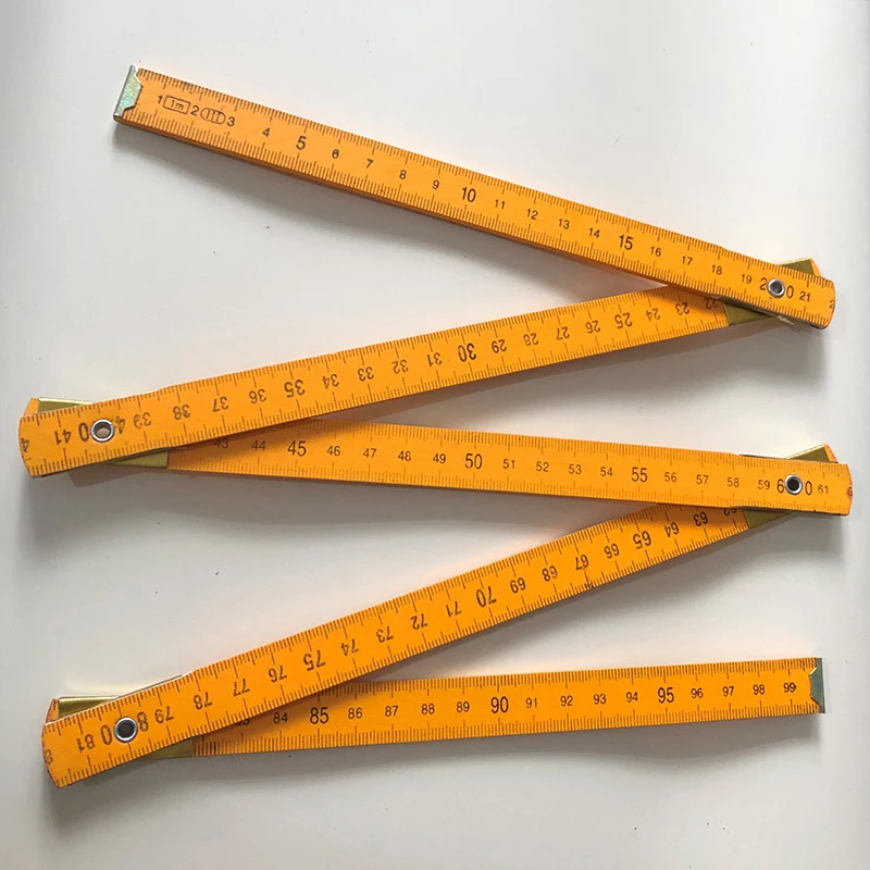 Folding-Ruler-1M-Long-Wooden-Composite-Foldable-Ruler-Measuring-Tools ...
