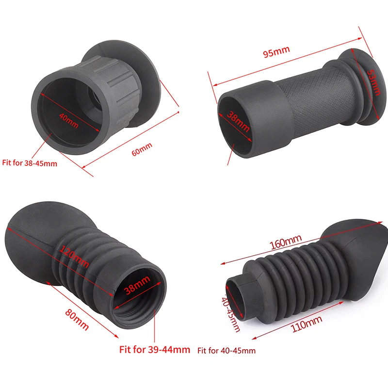38-45mm-Anti-impact-Flexible-Tactical-Eye-Guard-Recoil-Protector-Cover ...