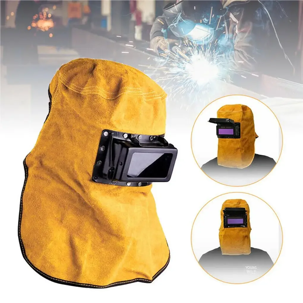 Professional-Darkening-Filter-Lens-Welder-Leather-Hood-Wear-resistant ...