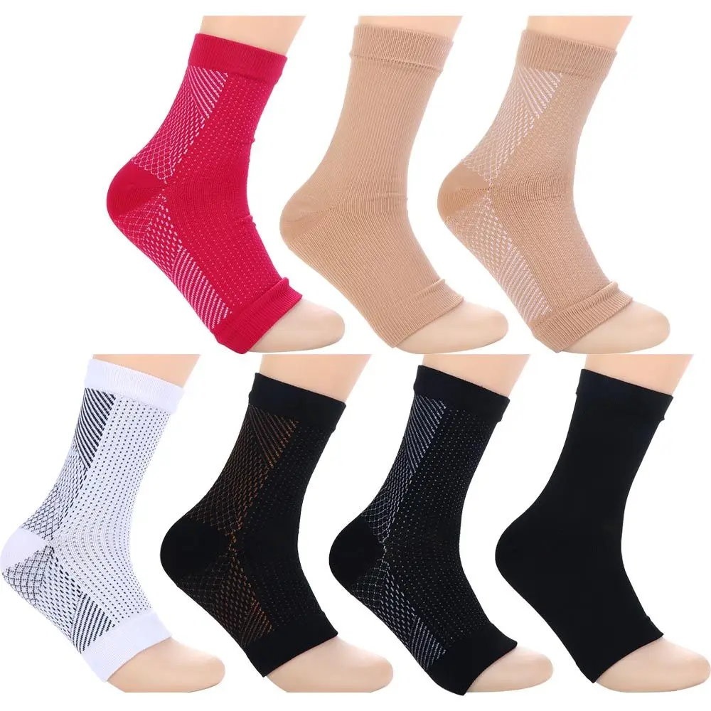 Protect-Arthritis-Heel-Nylon-Compression-Sock-Open-Toe-Protective-Socks ...
