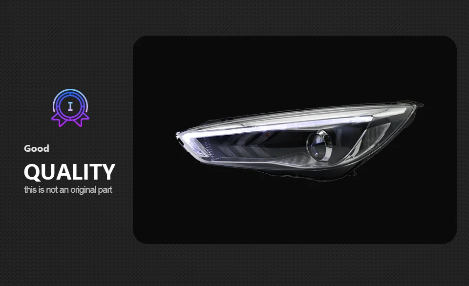 Ford Focus Headlights 2015-2017 New Focus Led Headlight Dynamic Signal ...
