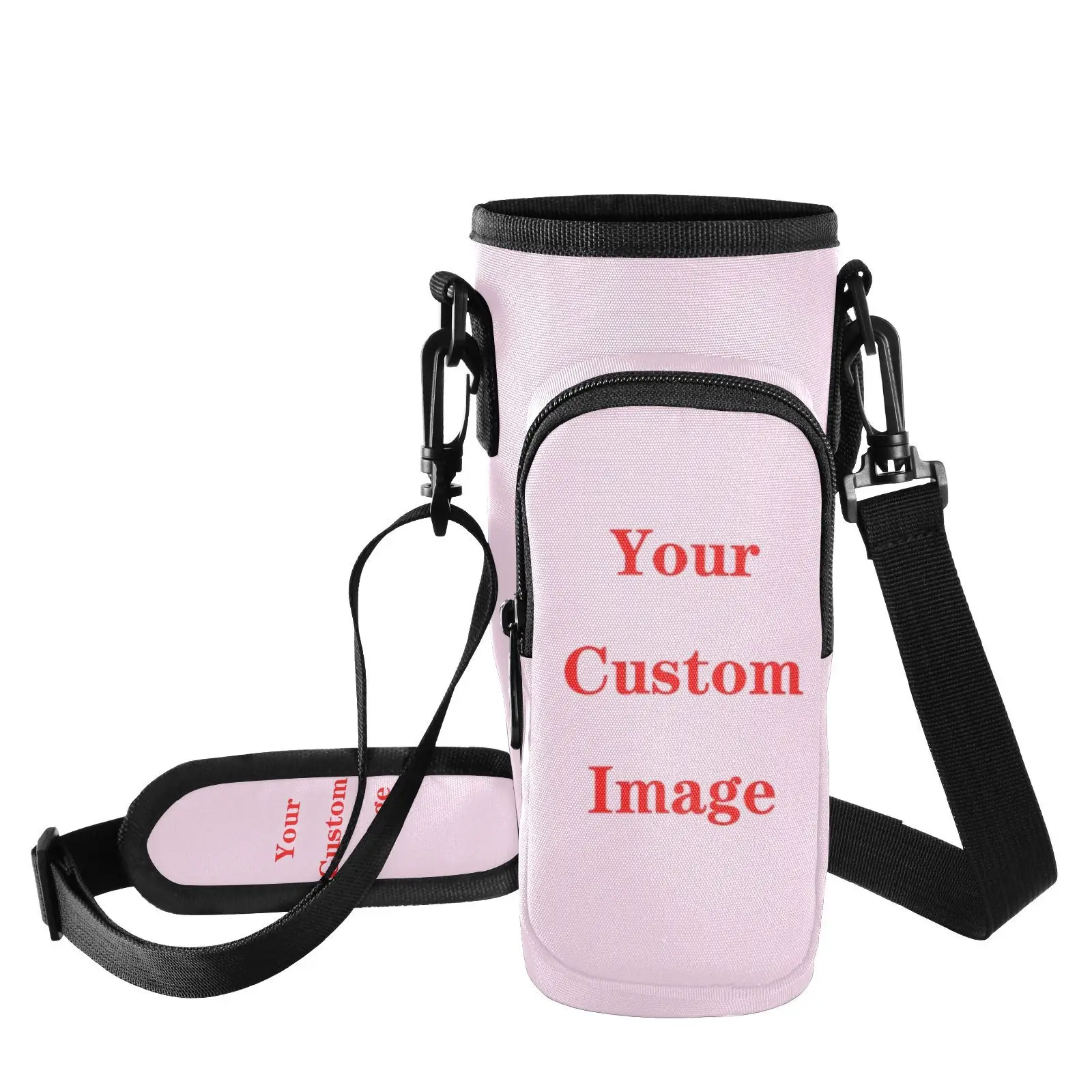Water Bottle Carrier Bag Multi Pockets Water Bottle Bag with Phone ...