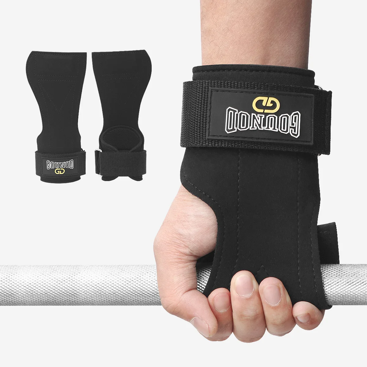 1Pair-Microfiber-Gym-Gloves-Pull-ups-Lifting-Gymnastic-Crossfit-Anti ...