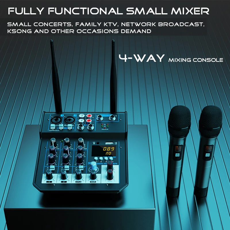 Mixing-console-sound-card-with-microphone-all-in-one-multifunctional ...