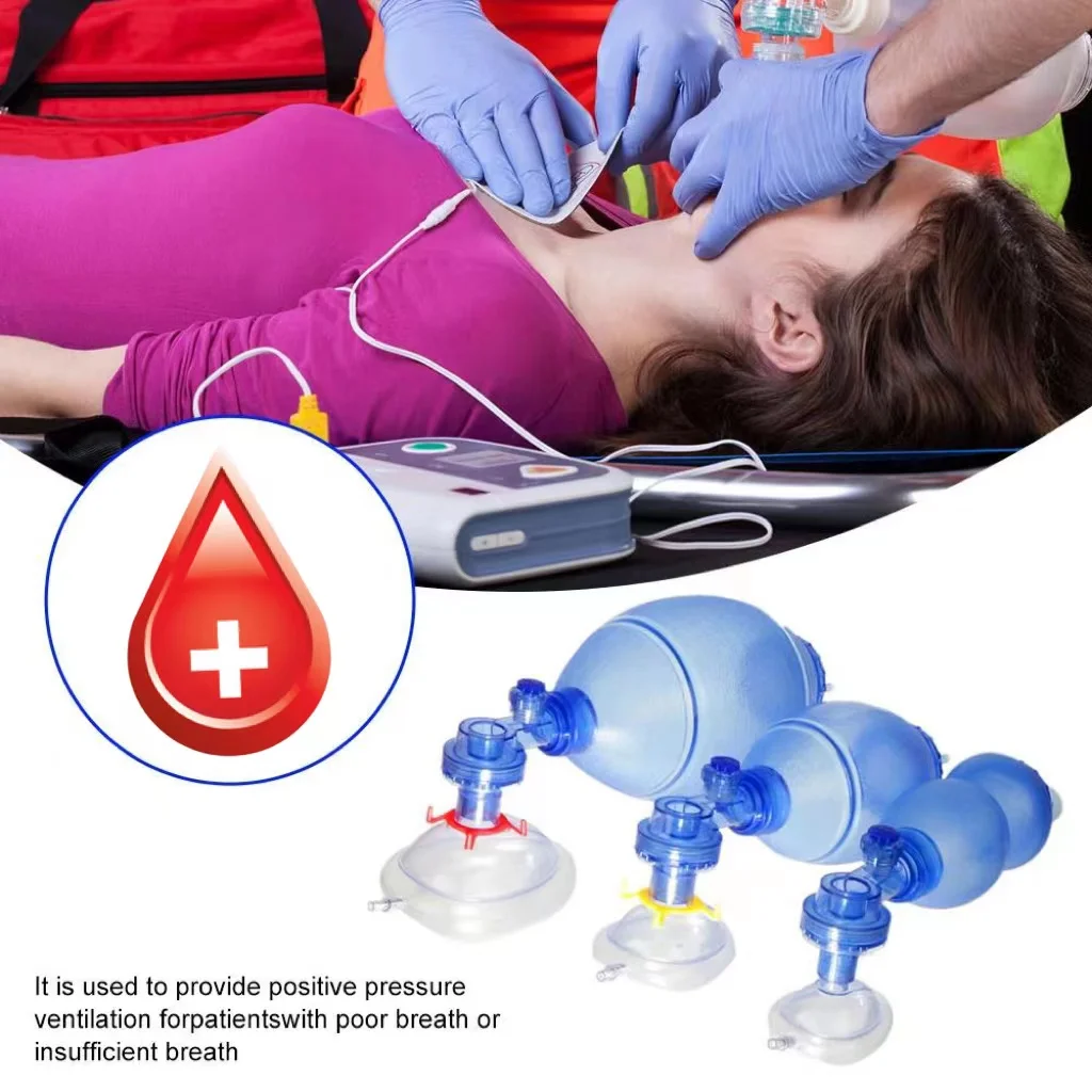 First-Aid-Manual-Resuscitator-Adult-Child-PVC-Respirator-Bag-Emergency ...