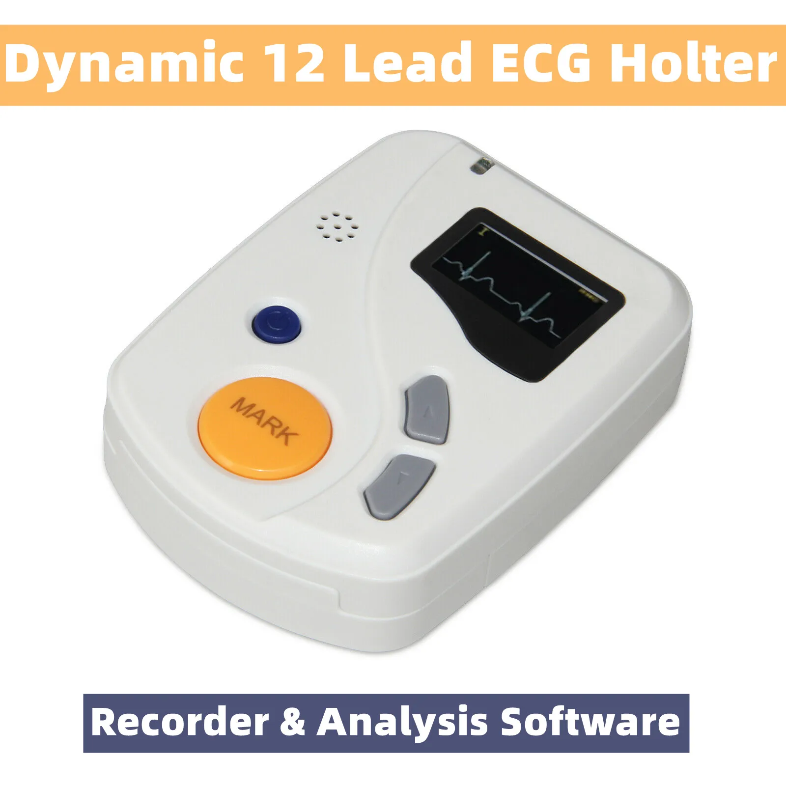 CONTEC TLC6000 Dynamic ECG / EKG Systems 12 lead 24 hour record ECG PC ...