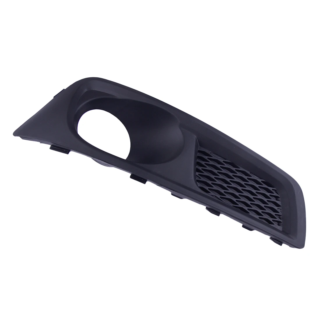 Black-Plastic-Car-Exterior-Front-Right-Bumper-Fog-Lamp-Cover-Grill ...