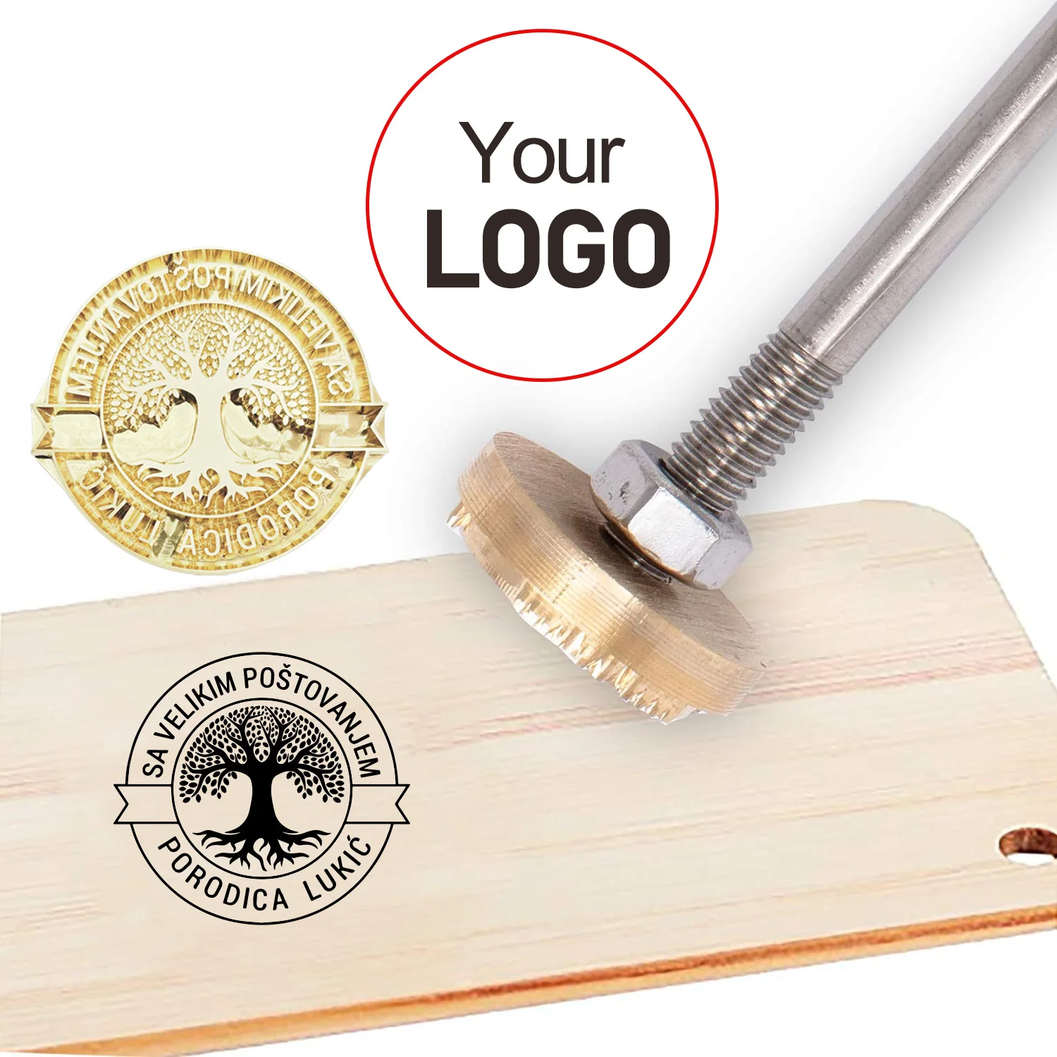 Couro-Madeira-Logo-Embosser-Stamp-Personalizado-Lat-o-Ferro-Aquecimento ...