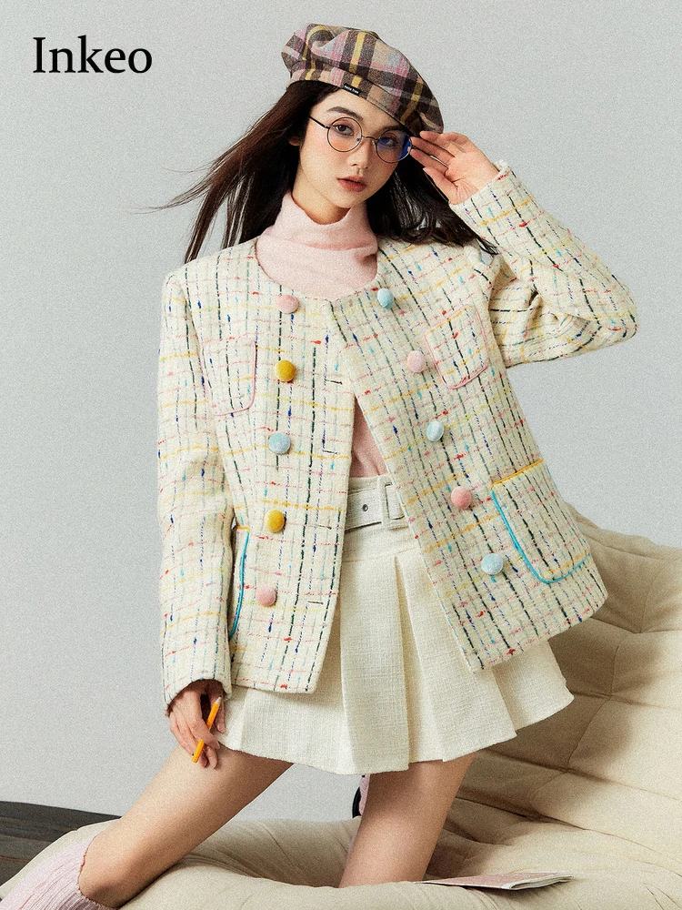 Design-Women-s-multicolour-buttons-jacket-2024-Spring-Autumn-Loose-Long ...