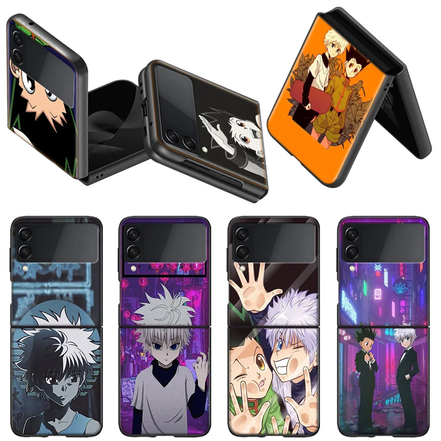 Anime Hunter x Hunters Case for Samsung Galaxy Z Flip 3 Flip 4 5G Black ...