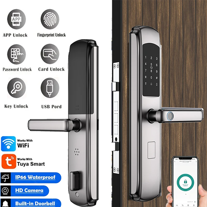 Tuya-GY36-Wifi-Electronic-Smart-Door-Lock-With-Biometric-Fingerprint ...