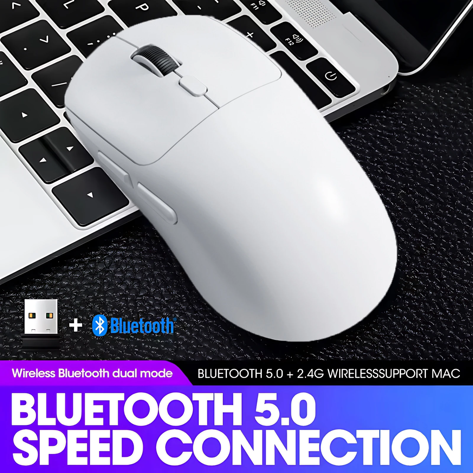 New R1 M348 Dragonfly R1 Wireless Bluetooth Gaming Mouse Paw3395 2.4g E ...