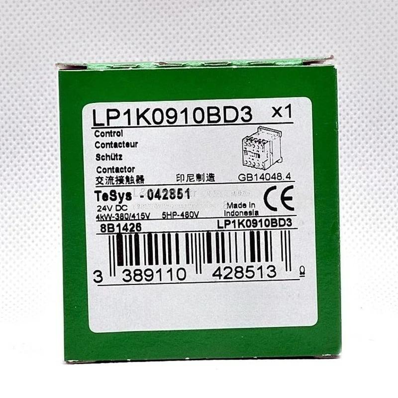 Contactor Eléctrico Nuevo LP1K0910BD3, Voltaje de Corriente Continua ...