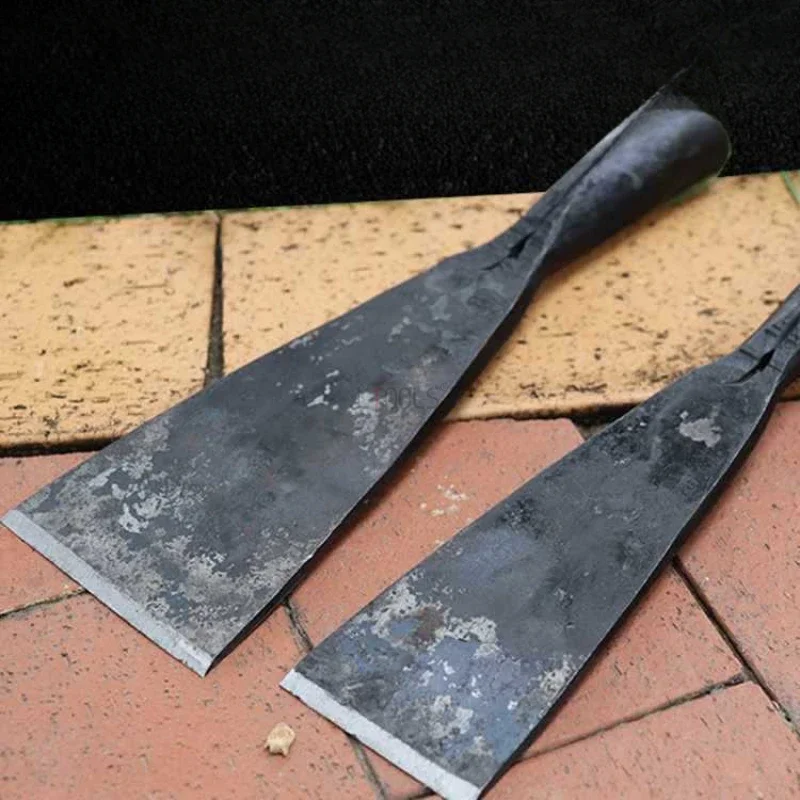 Old-Style-Flat-Chisel-Handmade-Forging-Sticking-Steel-Technology ...