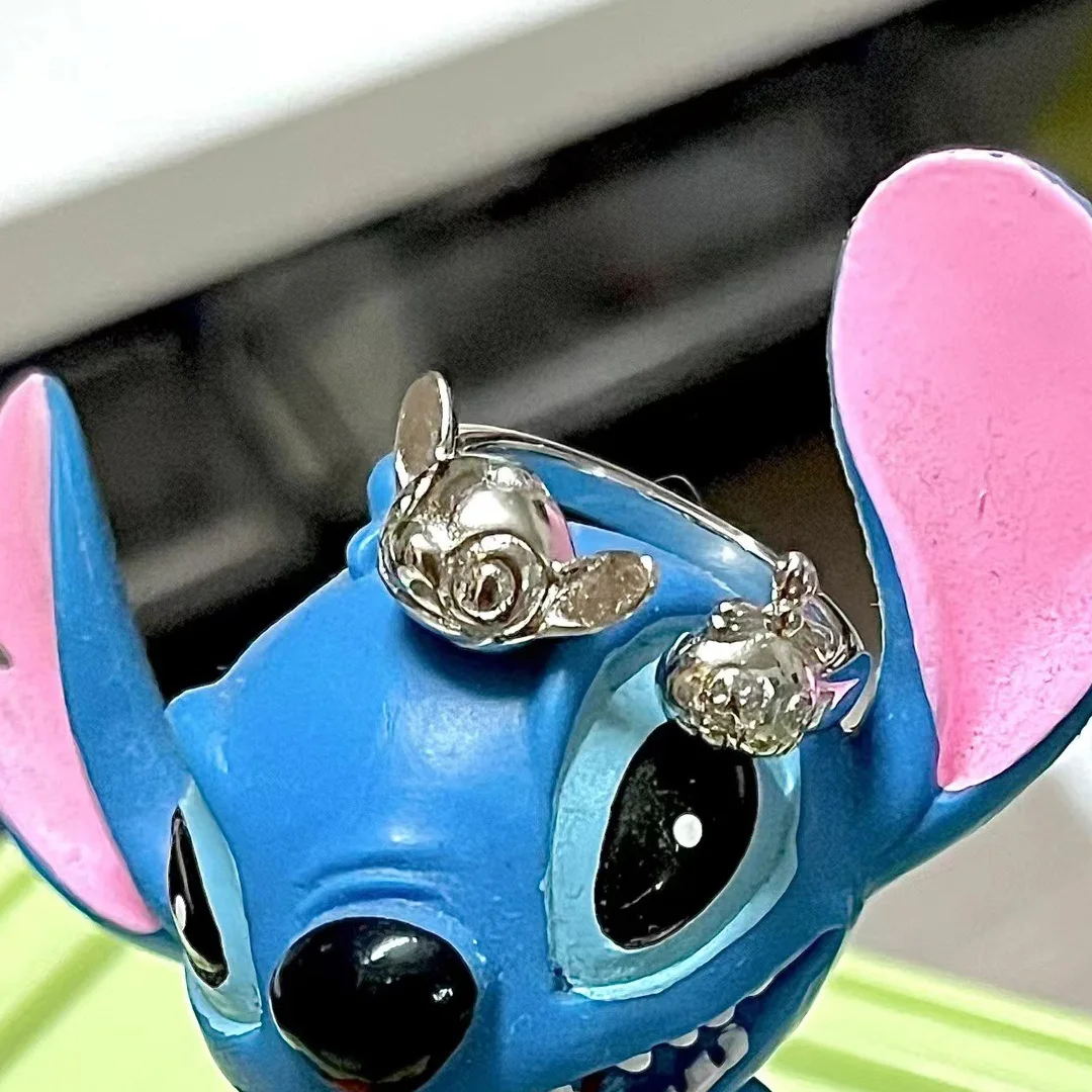 Cartoon-Lilo-stitch-Ring-Girls-Stitch-Rings-Silvery-Jewelry-Accessories ...