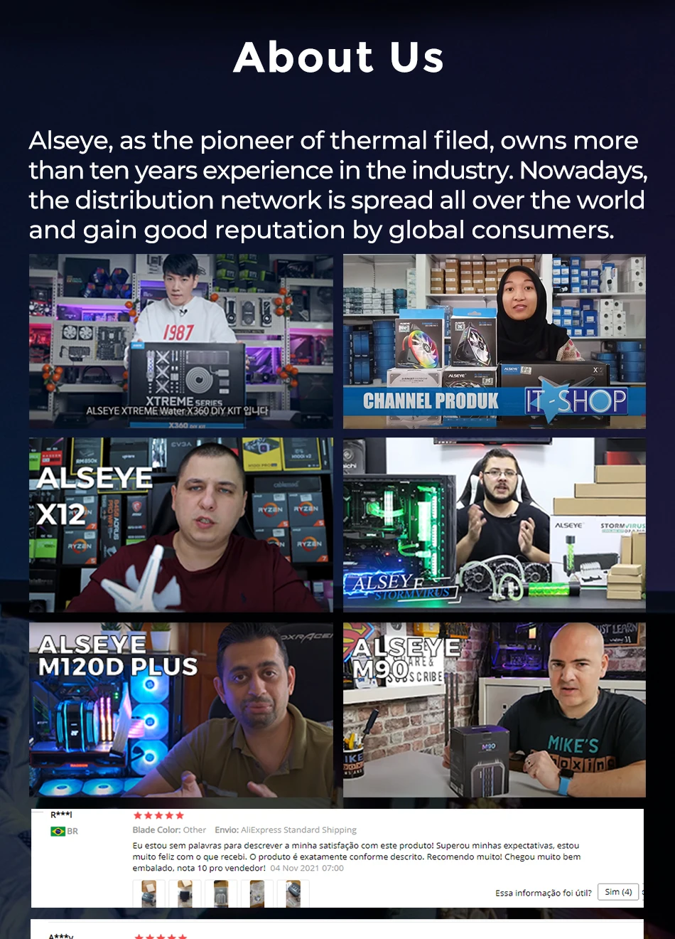 ALSEYE M360 Plus II CPU Liquid Cooler, Temperature Display ARGB AIO CPU ...