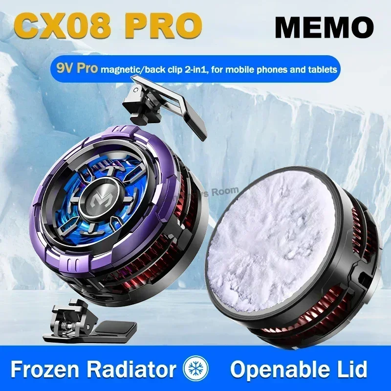 NEW-MEMO-CX08-PRO-9V2A-Universal-Mobile-Phone-Cooler-Frozen ...