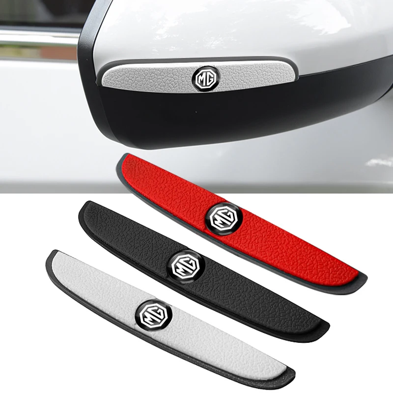 4Pcs Rubber Anti Collision Strip Car Door Rearview Mirror Protector ...