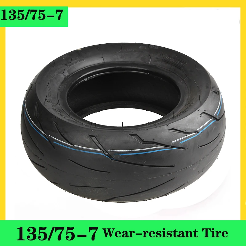 13 Inch Electric Racing Tires 135/75-7 Tubeless Tires, Wear-resistant ...