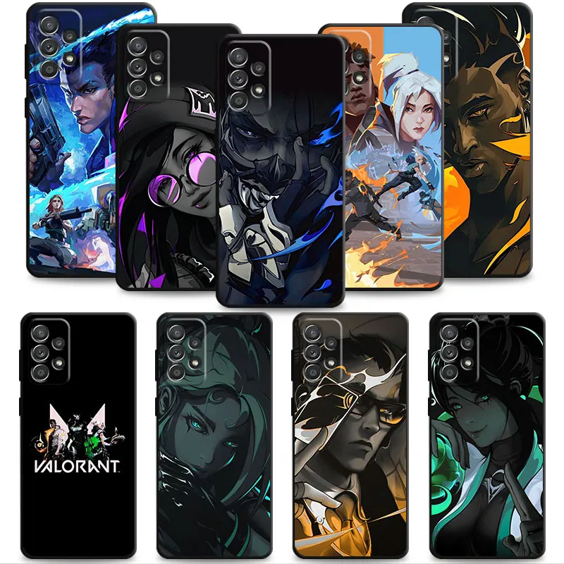 Valorant Game Character Phone Cases For Samsung Galaxy A13 5G A52 A12 ...