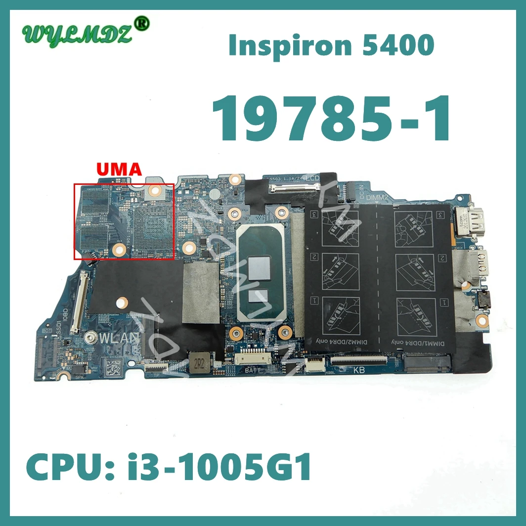 19785-1-i3-1005G1-CPU-UMA-GPU-Laptop-Motherboard-For-Dell-INSPIRON-5400 ...