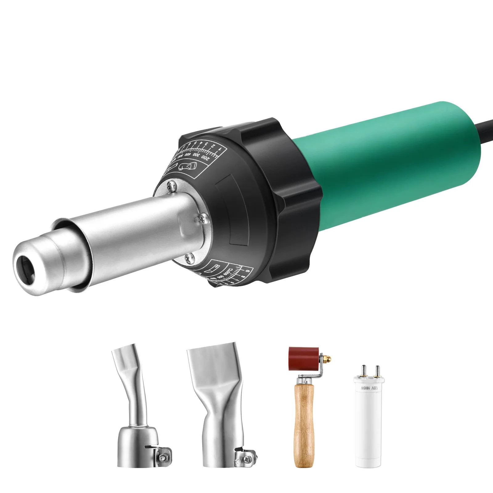 SucceBuy 1600W Plastic Welding Gun Hot Air Plastic Welder Pistol PVC ...