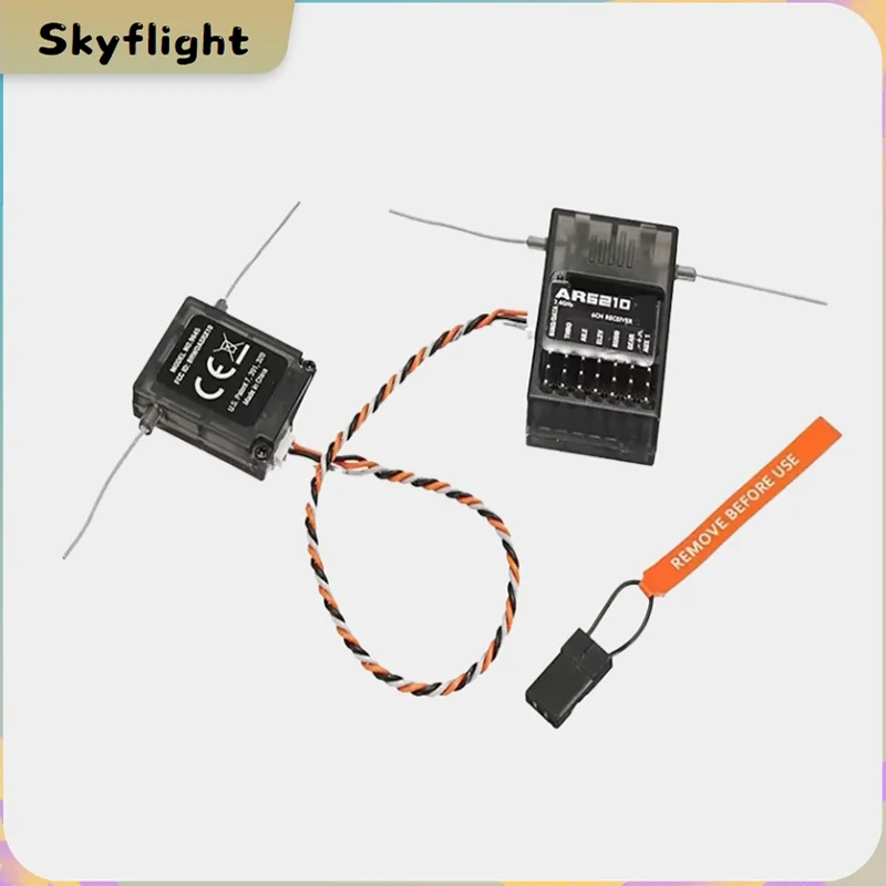 New AR6210 DSMX 6 CH RC Receiver RX W/ Satellite Support DSM2 SPEKTRUM ...