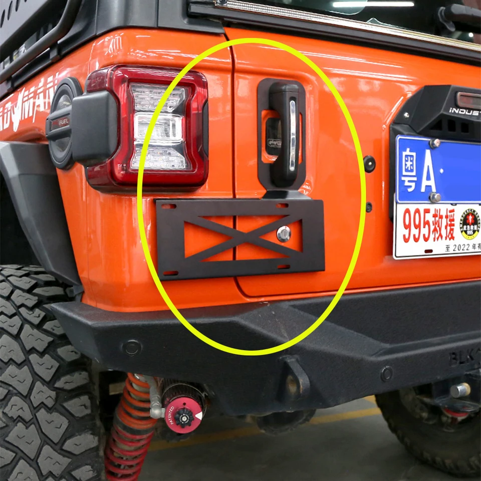 Rebel Off Road License Plate Mount For Jeep Wrangler JL, 46% OFF