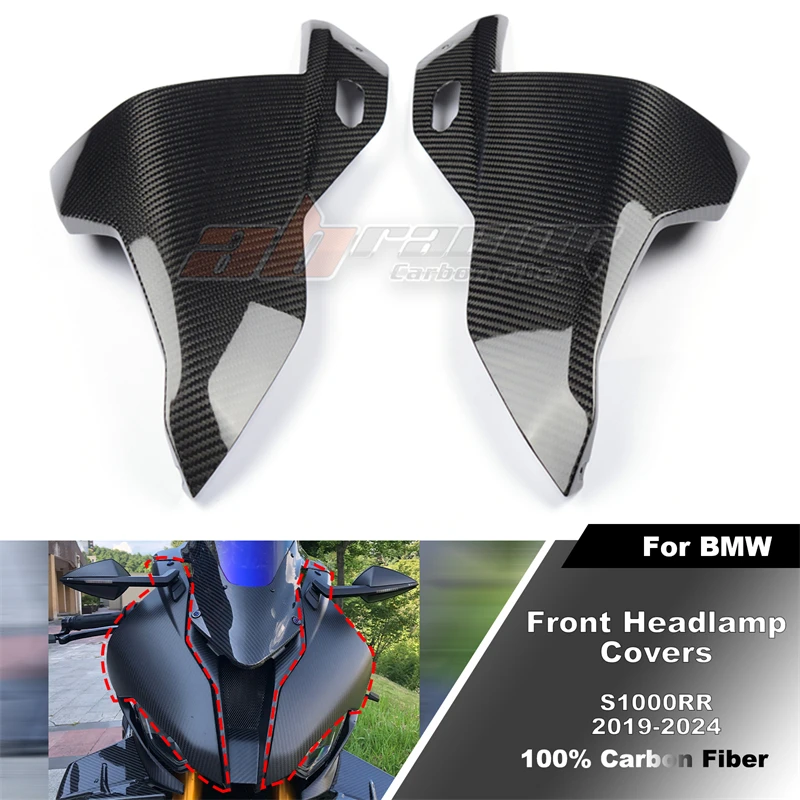 Head-Nose-Cowl-Front-Headlamp-Cover-Trim-Insert-Cover-Fairing-For-BMW ...