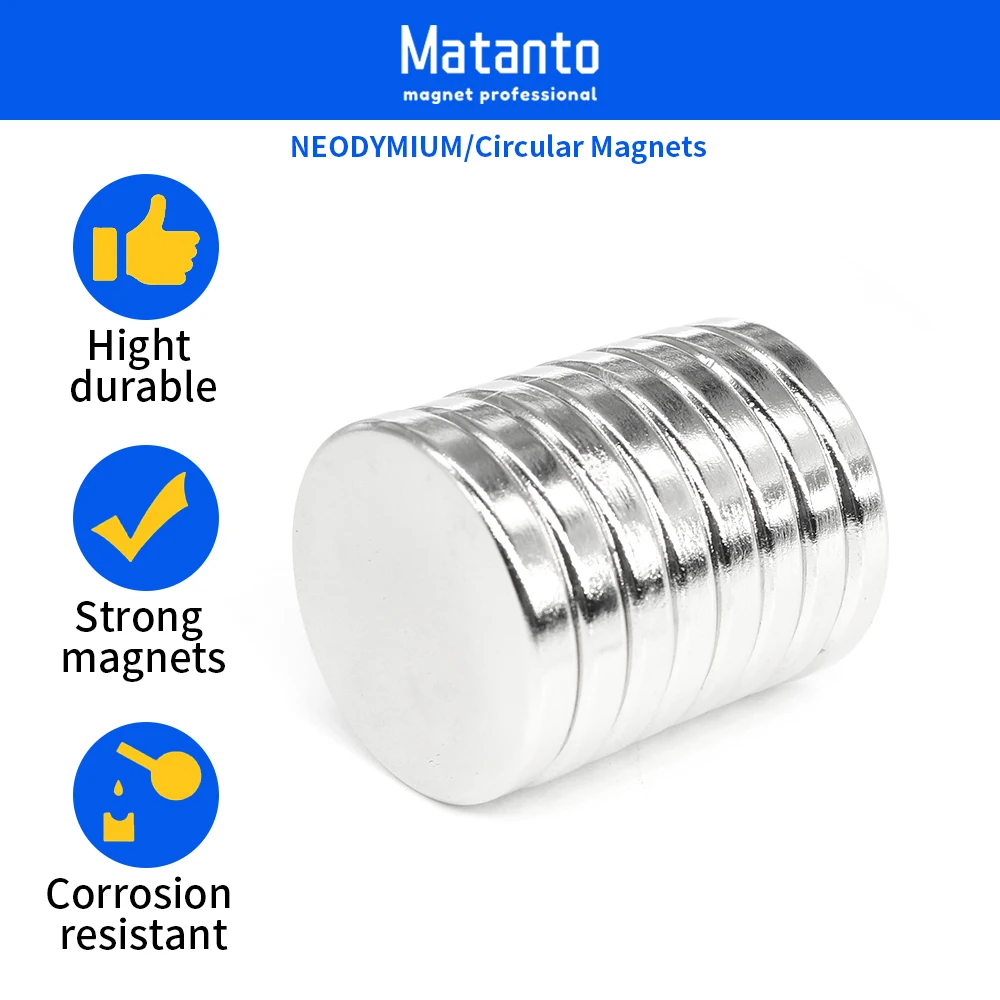 2/5/10/15/20/30PCS 25x4 mm Disc Powerful Strong Magnetic Magnets N35 ...